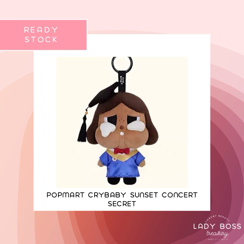 Jual Popmart crybaby sunset concert secret graduation season | Shopee ...