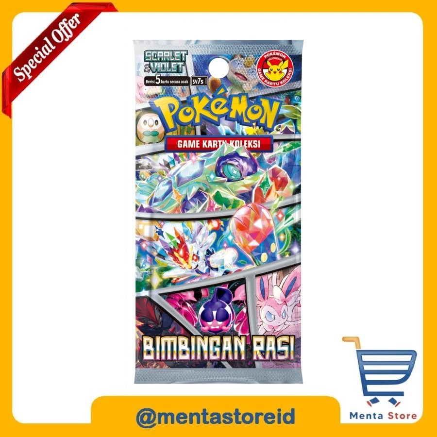 Jual Kartu Pokemon TCG Indonesia - Bimbingan Rasi Booster Pack sv7s - Pokemon Game Kartu Koleksi ...