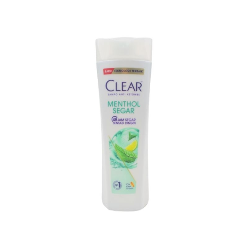 Jual CLEAR Shampoo Anti Ketombe Menthol Segar 160mL | Shopee Indonesia