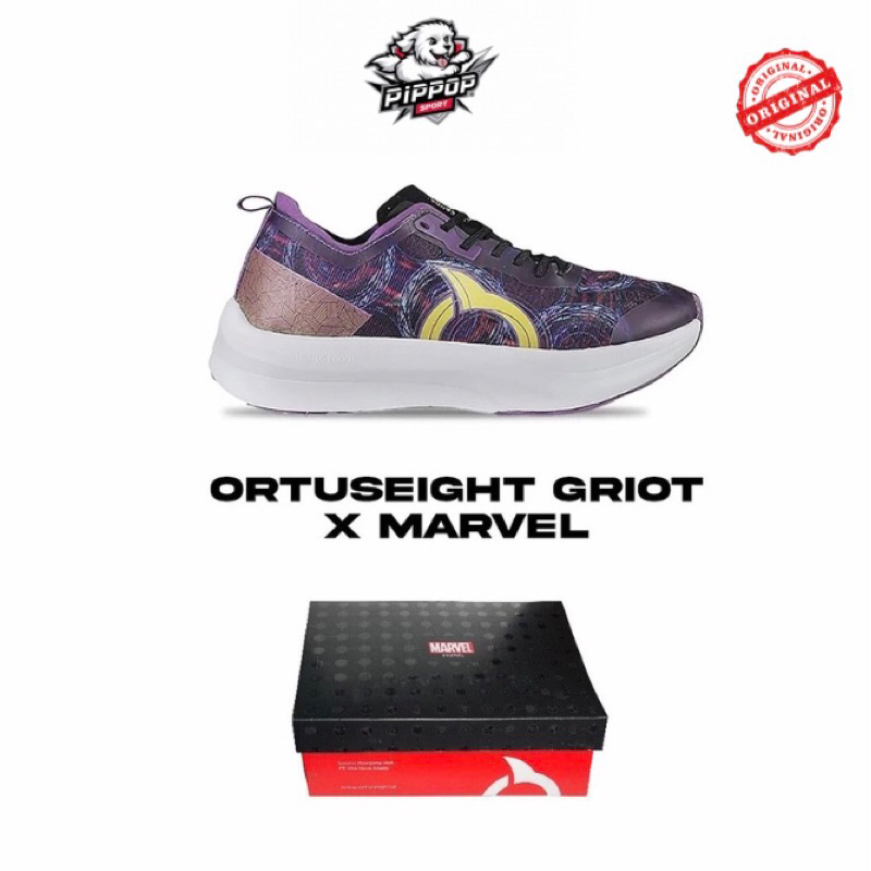 Jual SEPATU RUNNING ORTUSEIGHT GRIOT X MARVEL ORIGINAL | Shopee Indonesia