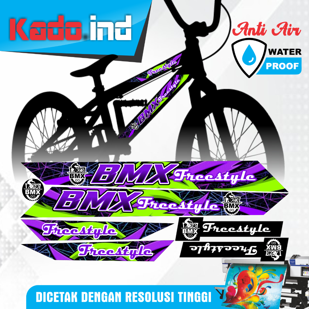Jual STIKER STRIPING SEPEDA ANAK SEPEDA BMX / VARIASI SEPEDAH ANAK BIKE ...
