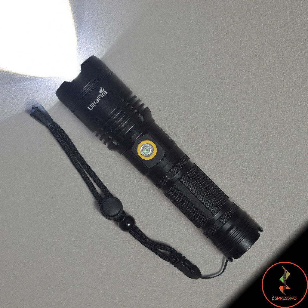 Jual Senter LED XHP-70 ultrafire Cree Compact baterai 18650 26650 ...