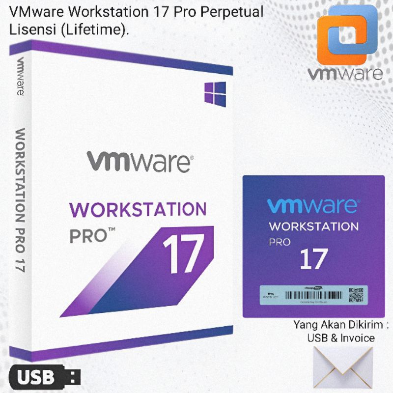 Jual VMware Workstation 17 Pro Original Lisensi (Lifetime) | Shopee ...