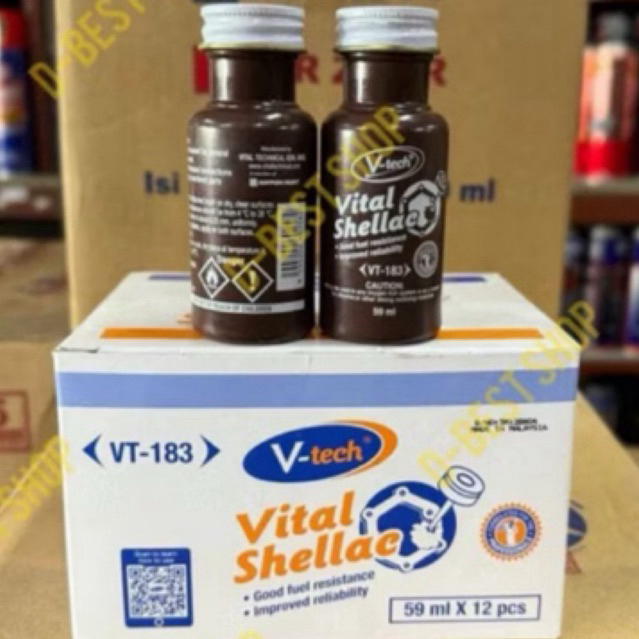 Jual Lem Gasket vital SHELLAC - 1 lusin | Shopee Indonesia