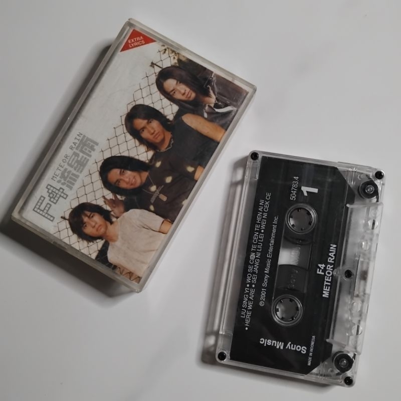Jual Kaset Pita Meteor Rain Garden F4 Liu Sing Yi | Shopee Indonesia