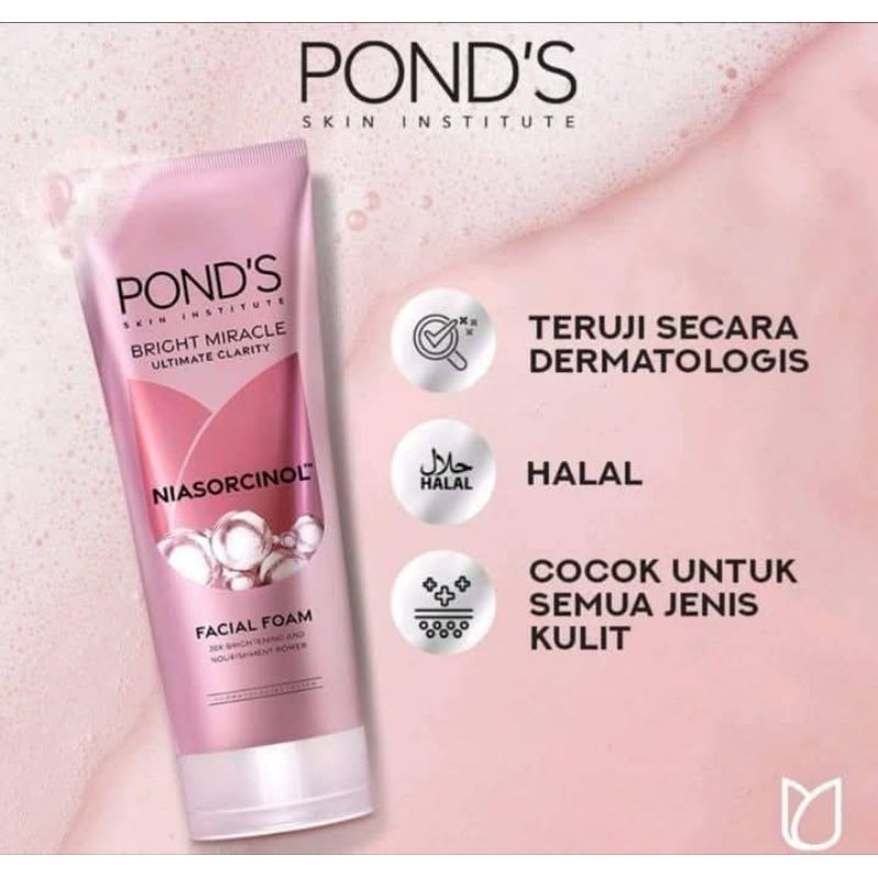Jual Pond's Sabun Muka|Pond's Facial foam kemasan baru| 100gr|Pond's ...