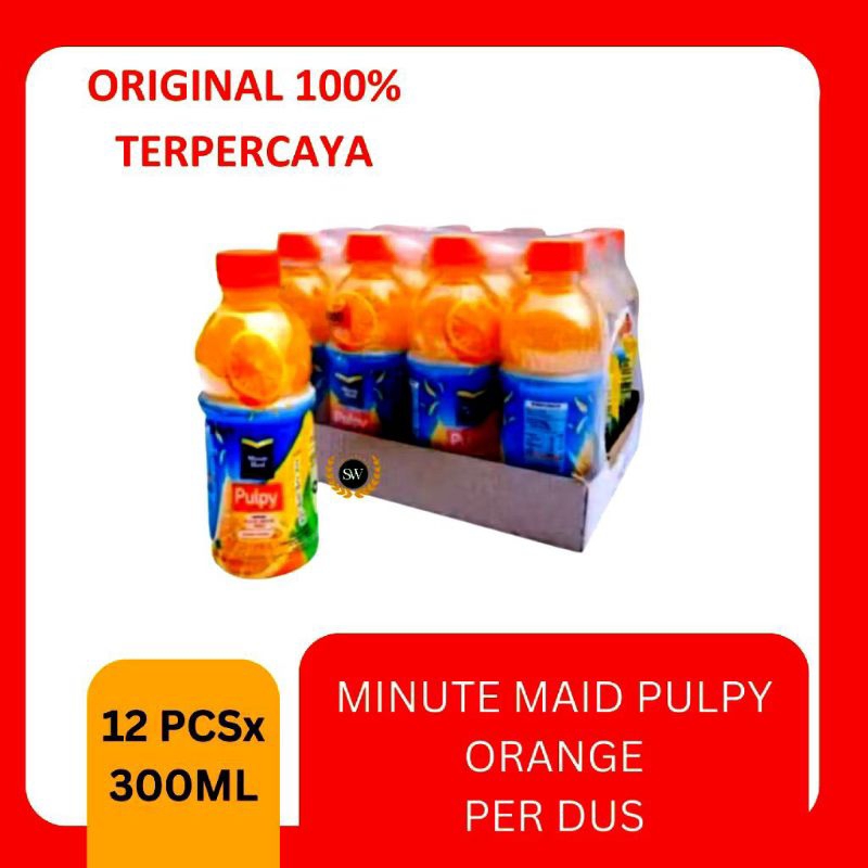 Jual Minute Maid Pulpy Orange 12Pcs | Shopee Indonesia