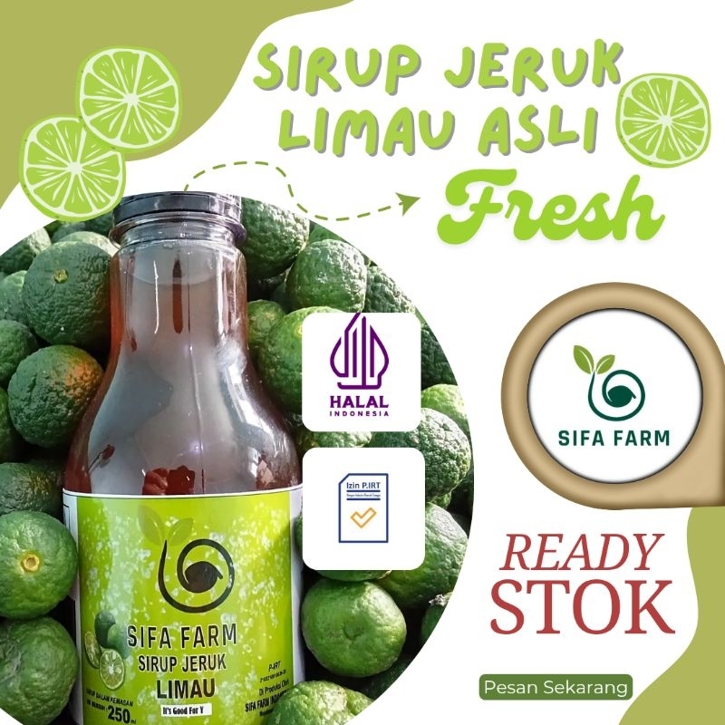 Jual SIFA FARM | Sirup Jeruk Limau Asli khas Majalengka 250 ml | Shopee ...