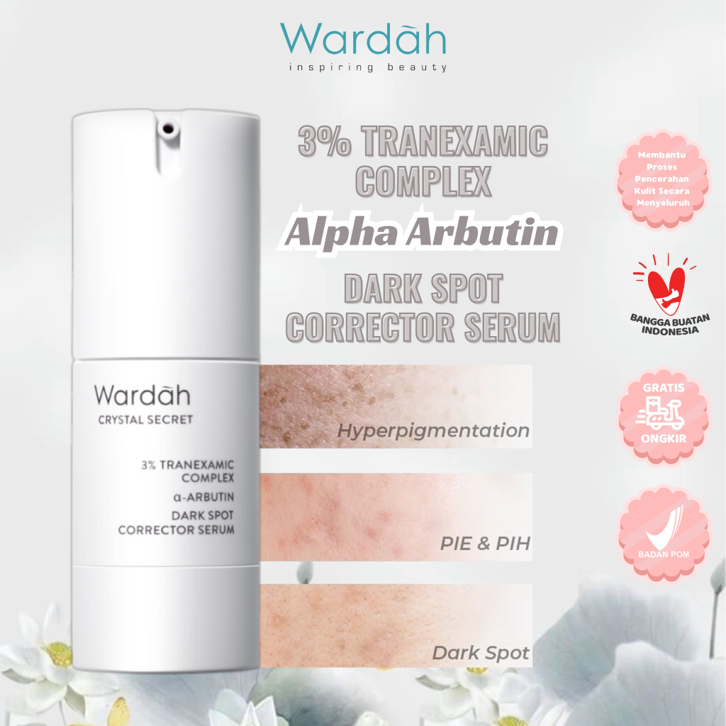 Jual WARDAH 3% Tranexamic Acid + Alpha Arbutin Crystal Secret Dark Spot ...