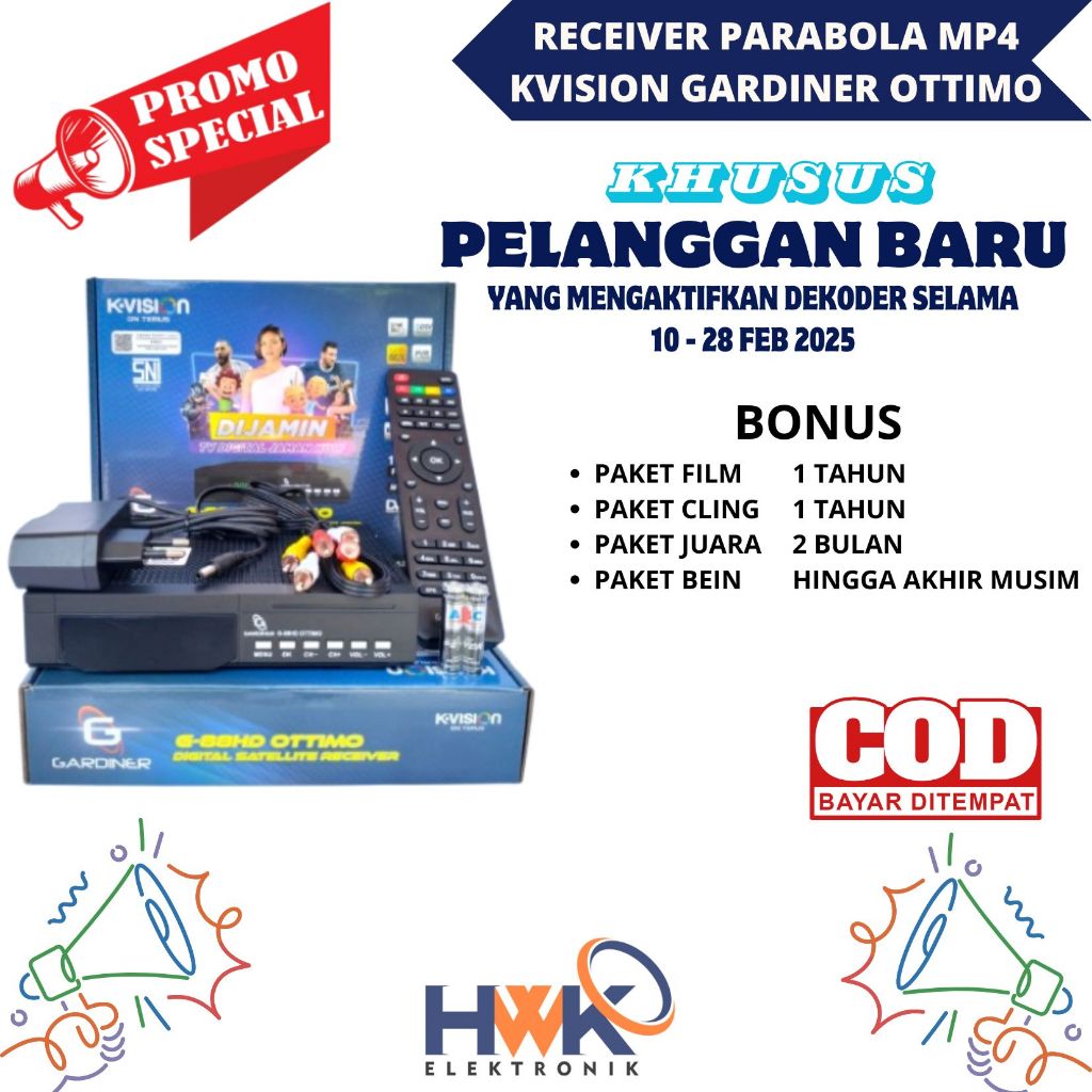 Jual Receiver LG-SAT STARS 101 HD/GARDINER OTTIMO GRATIS CHANNEL LOKAL ...