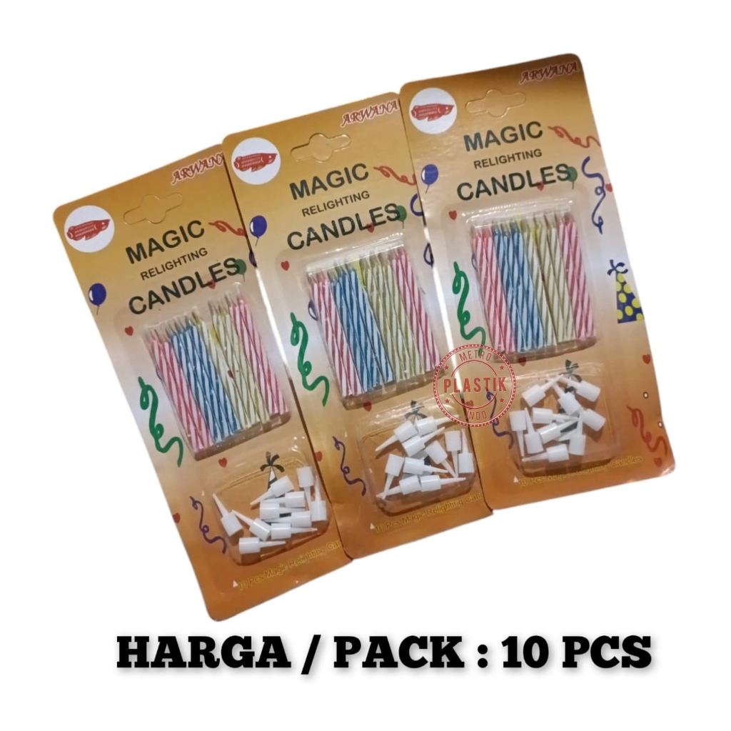 Jual Lilin Magic Candle / Lilin Ajaib / Lilin Party Kue Ulang Tahun 1 ...