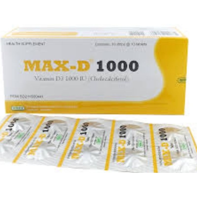 Jual MAX-D 1000 (vitamin d 1000) | Shopee Indonesia