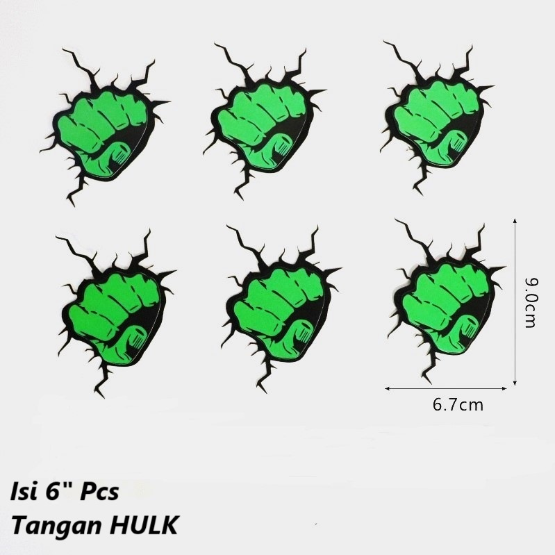 Jual Cake Topper Kepal Tangan HULK / Dekorasi Tema Marvel Hulk Ekonomis ...