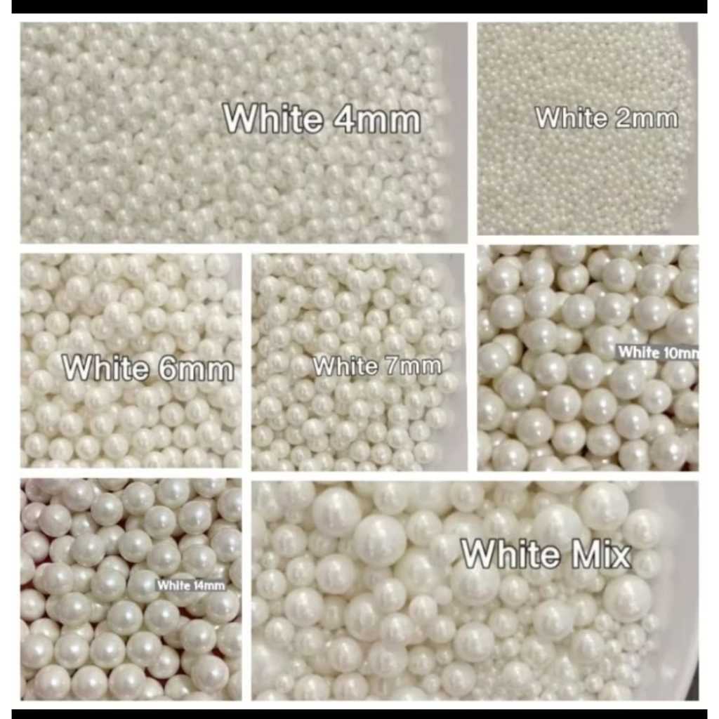 Jual 250gr Sprinkle Kue Putih, Trimit Kue, Taburan Kue Edible, Hiasan ...