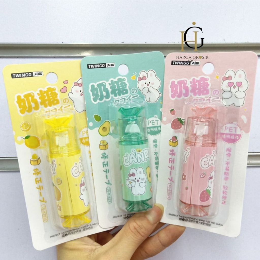 Jual Correction Tape Twingo Candy tipex TIP X alat tulis sekolah kantor ...