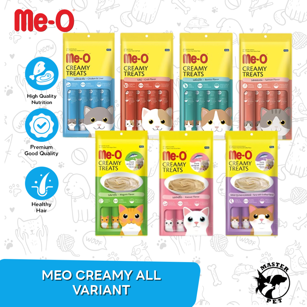 Jual Meo Creamy Snack Kucing Treats me-o meo 15 Gram | Shopee Indonesia