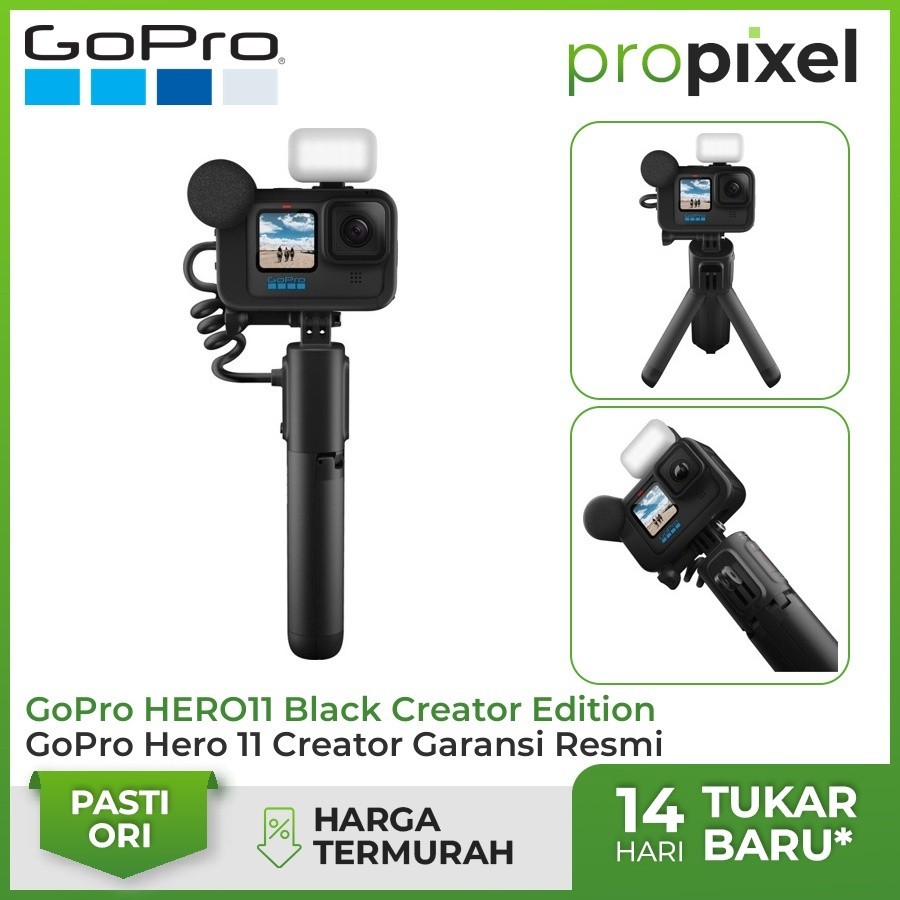 Jual GoPro HERO11 Black Creator Edition GoPro Hero 11 Creator Garansi Resmi | Shopee Indonesia