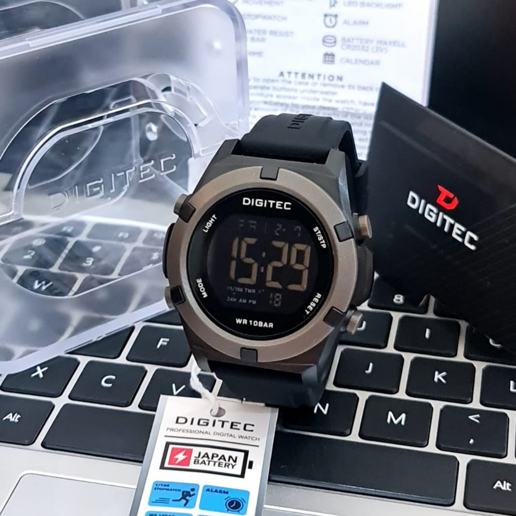 Jual Jam Tangan Pria Digitec DG 5209 Original Digital Rubber | Shopee ...