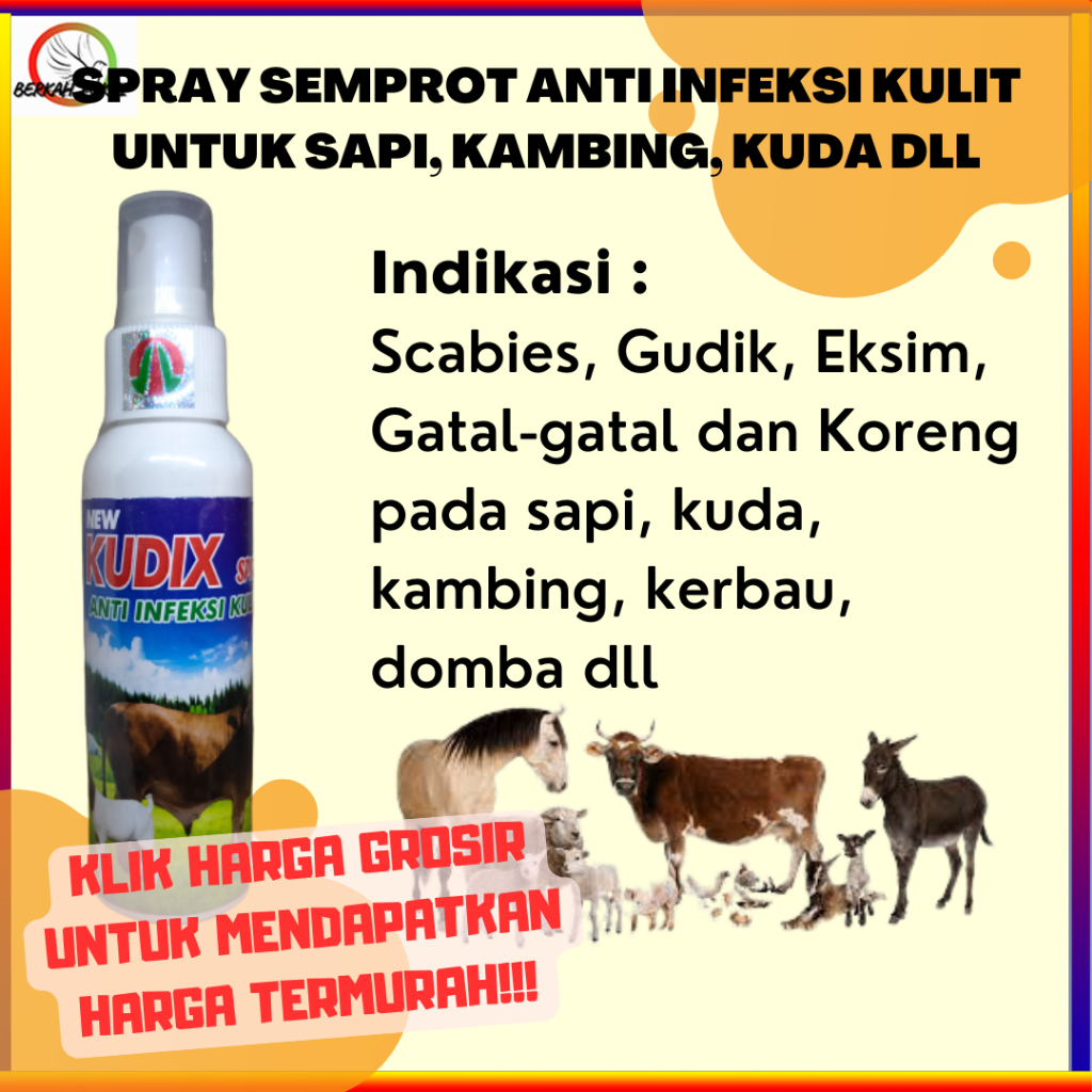 Jual KUDIX SPRAY SEMPROT KULIT MENGOBATI PENYAKIT KULIT SCABIES, EKSIM ...