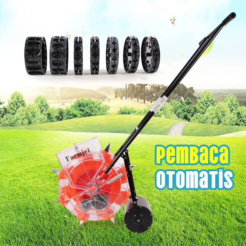 Jual Farmjet Alat Mesin Tanam Jagung Dorong Manual Alat Tanam Jagung 8 ...