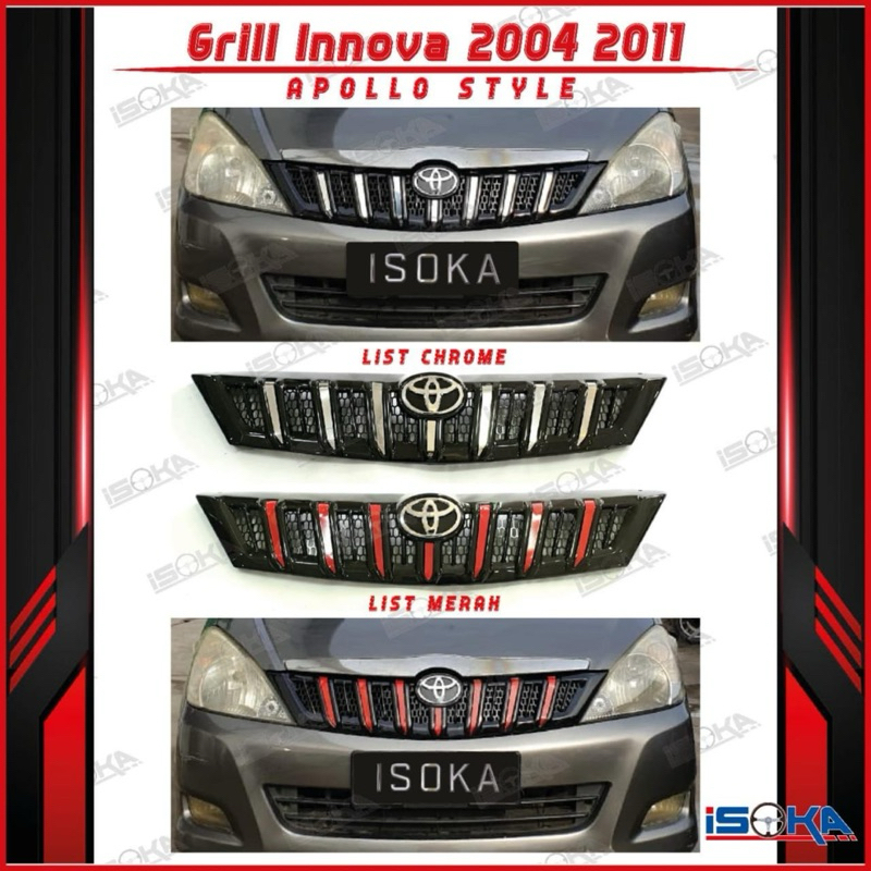 Jual Grill Innova 2004-2011 Model Apollo | Shopee Indonesia