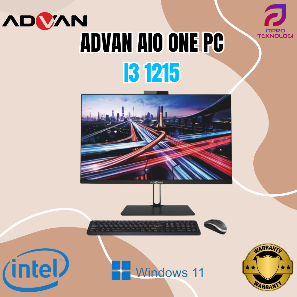 Jual ADVAN AIO ONE PC I3 1215 8GB 256GB | Shopee Indonesia