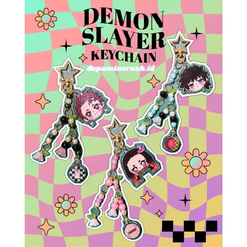 Jual DEMON SLAYER KEYCHAIN KIMETSU NO YAIBA HASHIRA MUZAN UBUYASHIKI ...