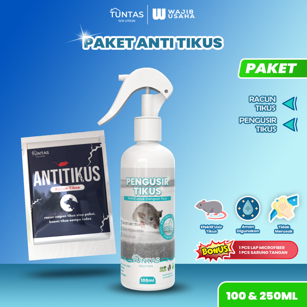 Jual TUNTAS Anti Tikus Pengusir Tikus Anti Hama Pembasmi Serangga ...