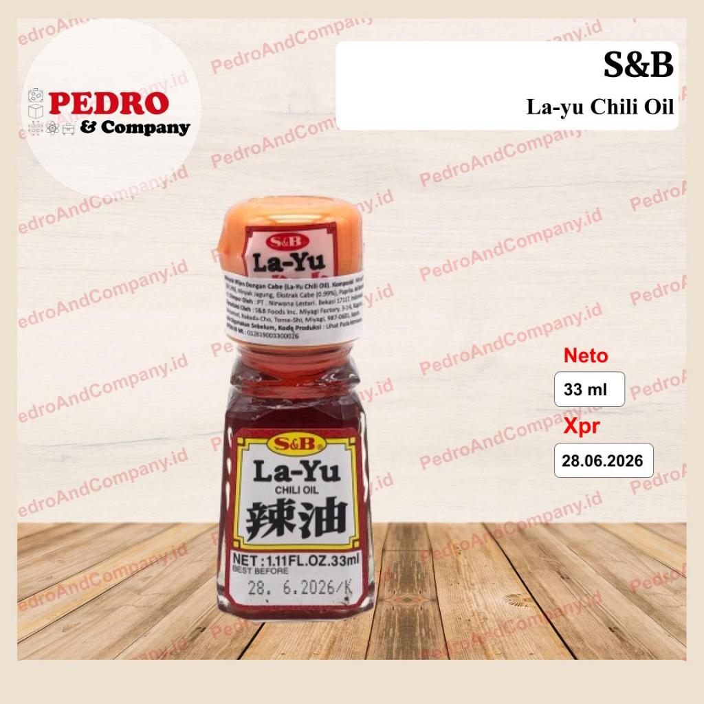 Jual S&B La-Yu chilli oil 33 ml - chili oil minyak cabe layu la yu | Shopee Indonesia