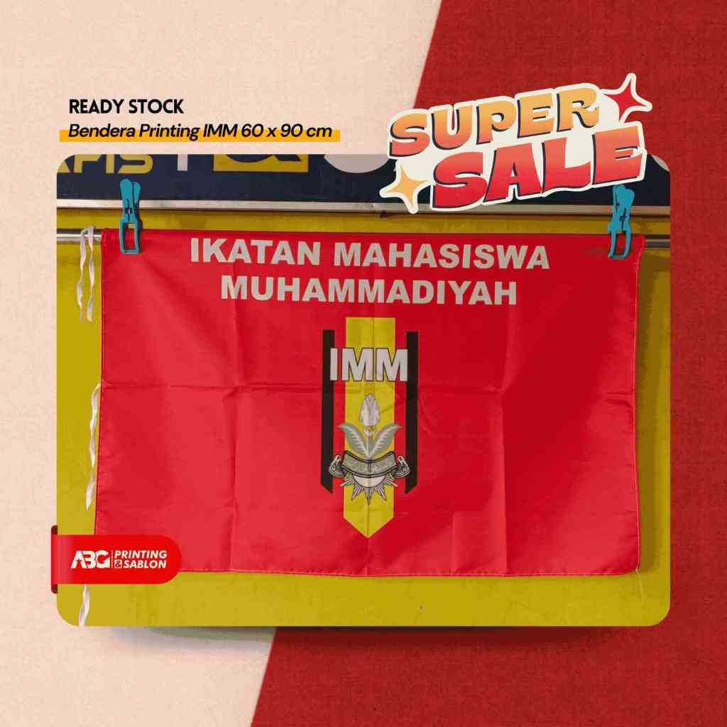 Jual Bendera Printing IPM IMM Ukuran 60 cm x 90 cm | Shopee Indonesia