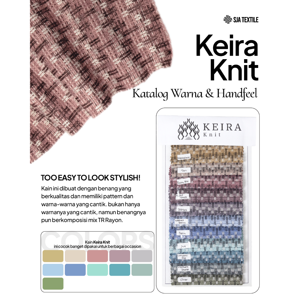 Jual Katalog Keira Knitting Catalogue Kain Keira Knit Kain Knit by SJA ...