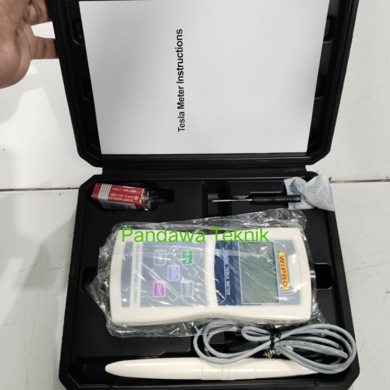 Jual Tesla meter alat ukur medan magnet WIPRO TM 800 | Shopee Indonesia