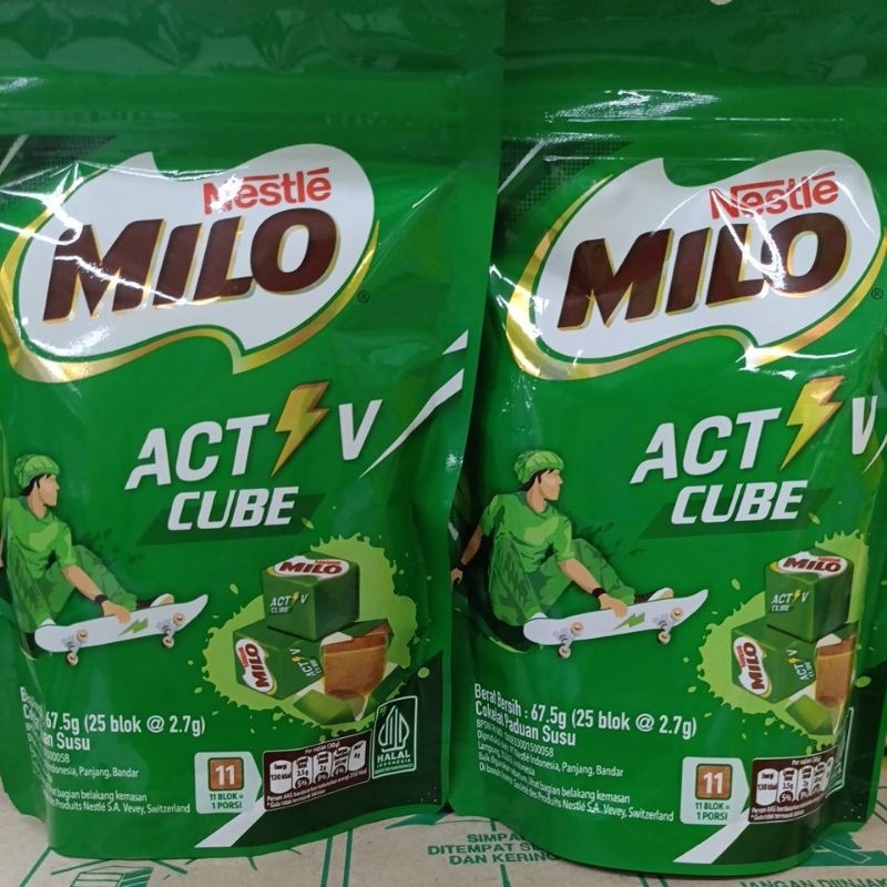 Jual Nestle Milo Active Cube 25 Blok | Shopee Indonesia