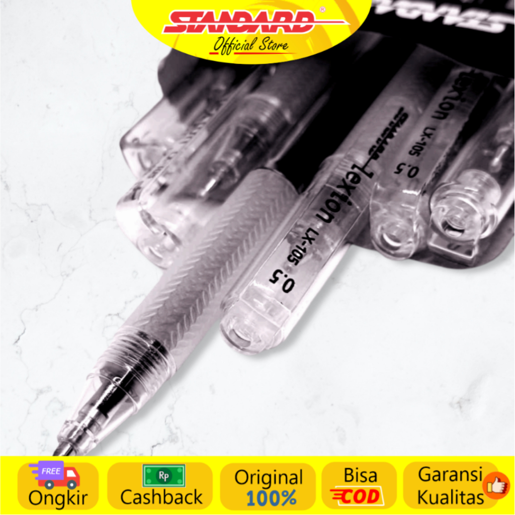 Jual Standard - Pen Lexion 0.5 LX-105 ( Pulpen, Pena, Ballpoint ...