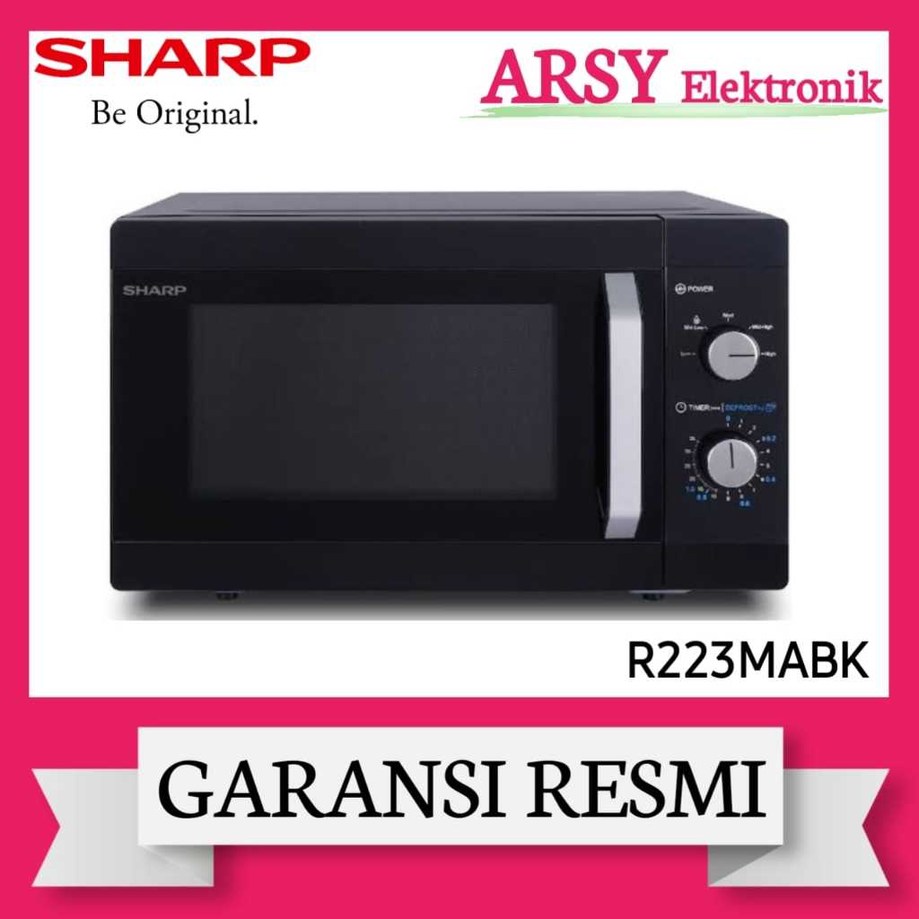 Jual MICROWAVE SHARP 23LITER R223MABK/SHARP MICROWAVE 23LITER R223MABK ...