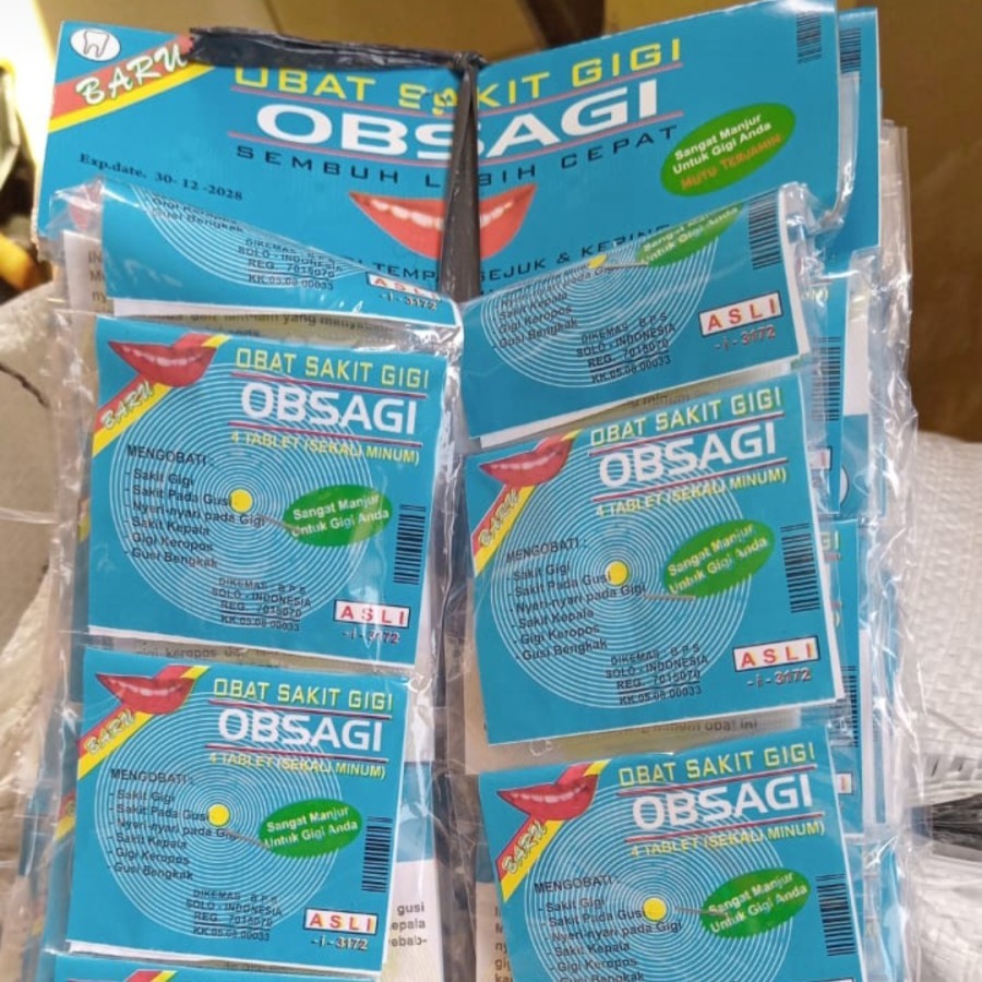 Jual OBAT SAKIT GIGI OBSAGI | Shopee Indonesia