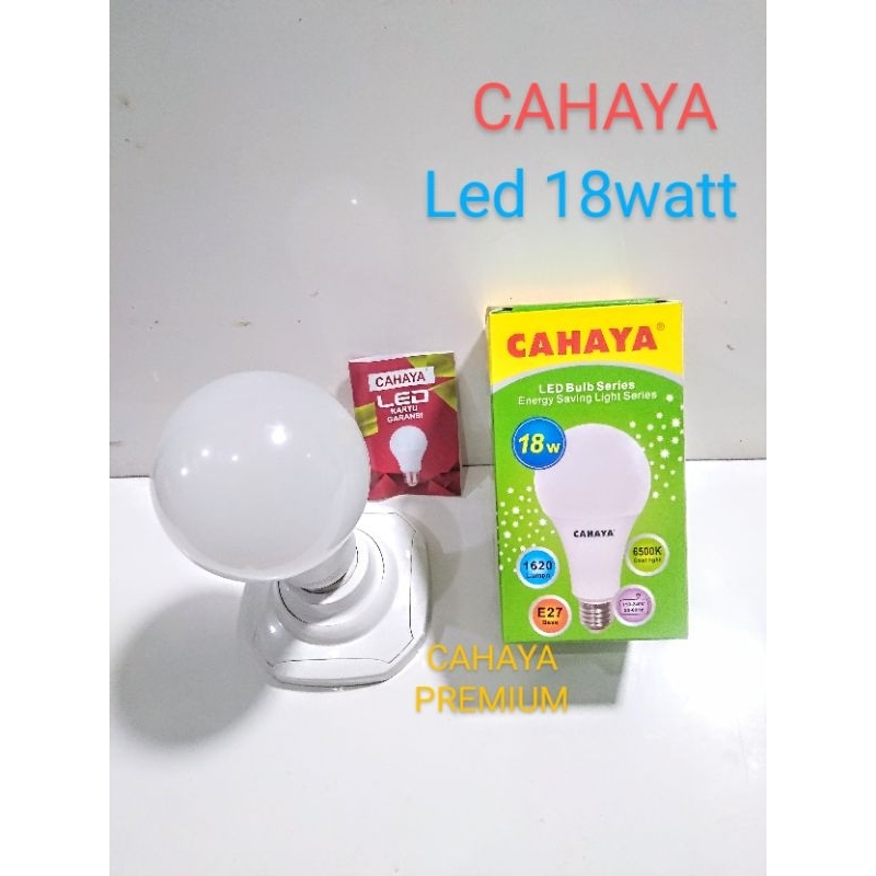 Jual CAHAYA led 18wat PUTIH (LM 1620/130w, dimensi lampu 80x150mm ...