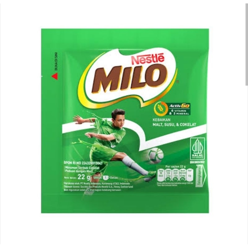 Jual Milo Sachet Activ Go 22 gram isi 10 Sachet | Shopee Indonesia