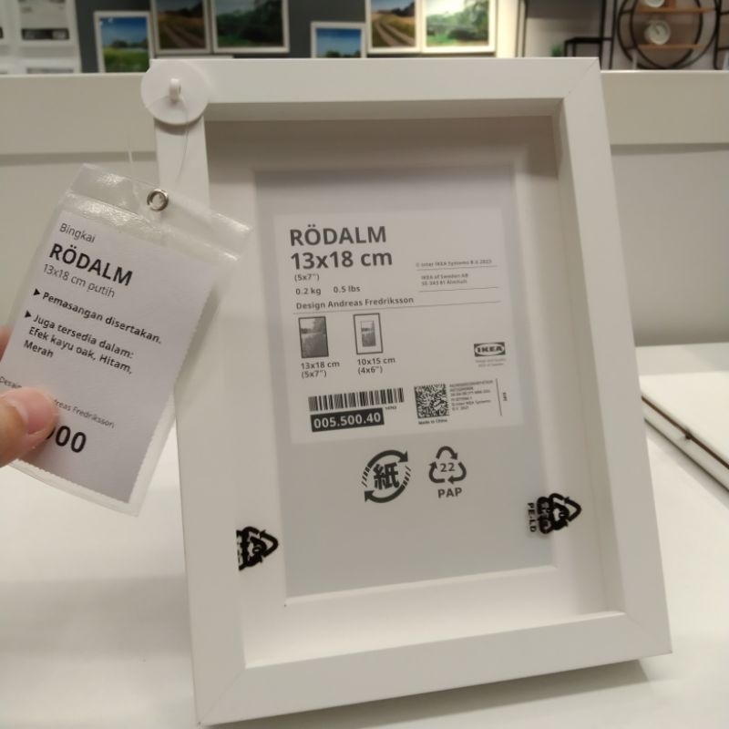 Jual Figura Foto Frame Foto Bingkai Foto 4R/5R Putih Tebal Dalam ...