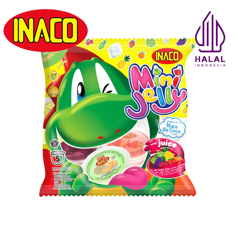 Jual Inaco Mini Jelly Juice Superindo Nata De Coco 5 Cup - Puding Kecil ...