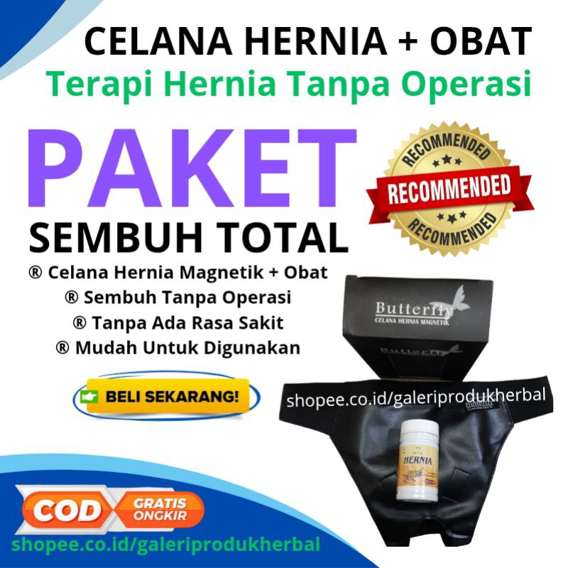 Jual Obat Hernia Herbal + Celana Hernia Magnetik Original, Paket Terapi ...