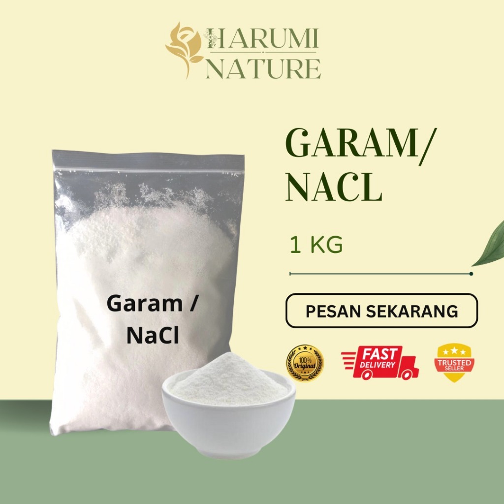 Jual Garam Nacl / Garam Industri Non Yodium 100 Gram - 1 Kg | Shopee Indonesia
