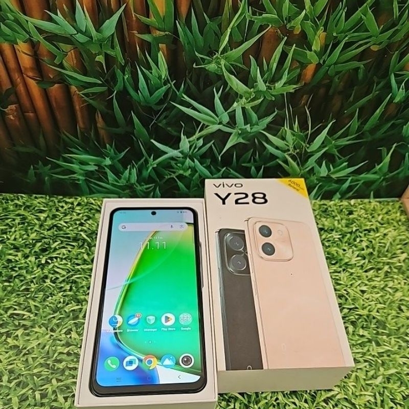 Jual vivo Y28 4G 6/128 second foto ada=barang ada | Shopee Indonesia