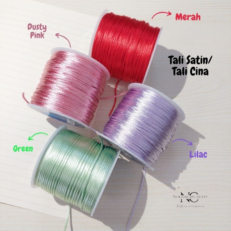 Jual NC - Tali Satin / Tali Cina 1 Roll - Tali untuk Kerajinan ...