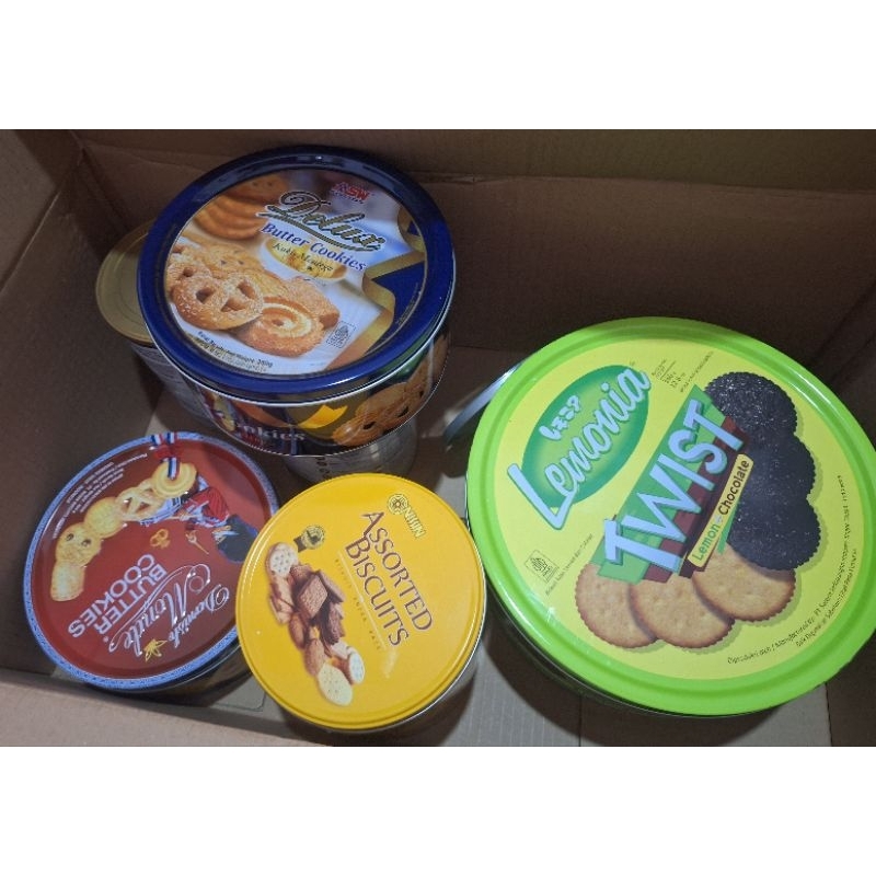 Jual Kaleng bekas jajan snack untuk kerajinan | Shopee Indonesia