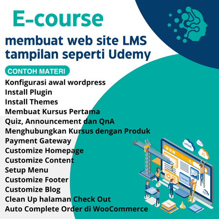 Jual (SA0053) E-course Membuat LMS tampilan mirip seperti web Udemy | Shopee Indonesia