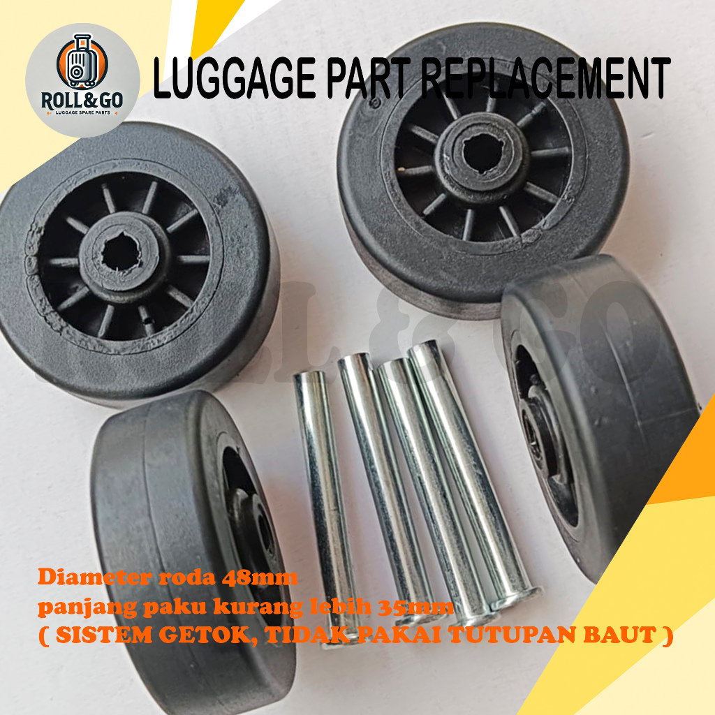 Jual Roda Koper | Roda Pengganti | Roda Single Diameter 48mm | Sistem ...