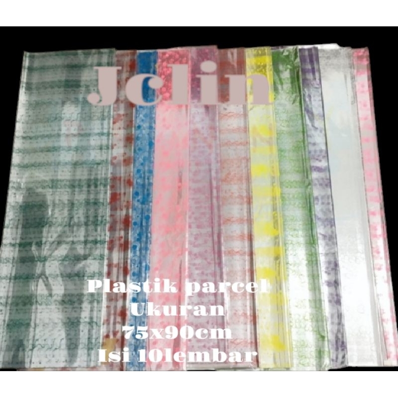 Jual Plastik parcel 75×90cm / Plastik Kaca motif / Plastik souvenir ...