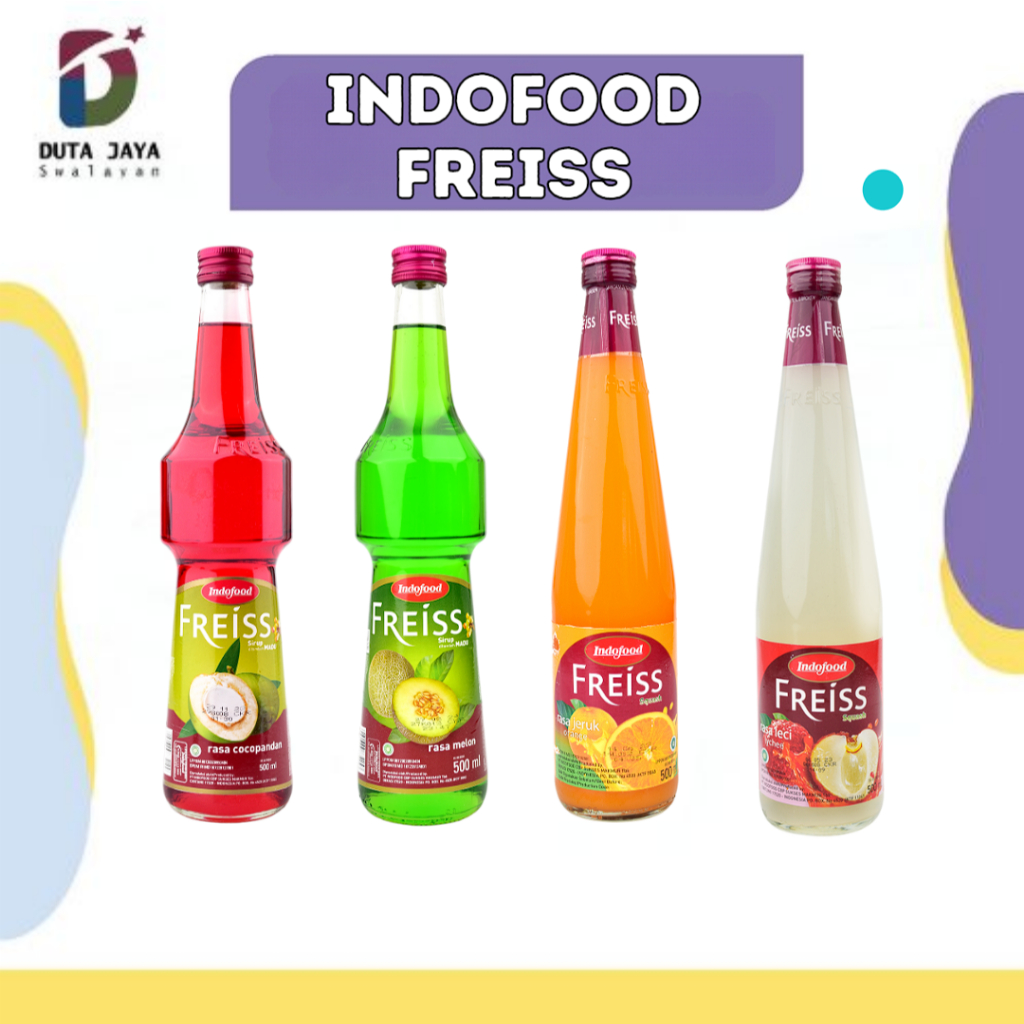 Jual Indofood Freiss Syrup Cocopandan, Melon, Squash Orange, Squash ...