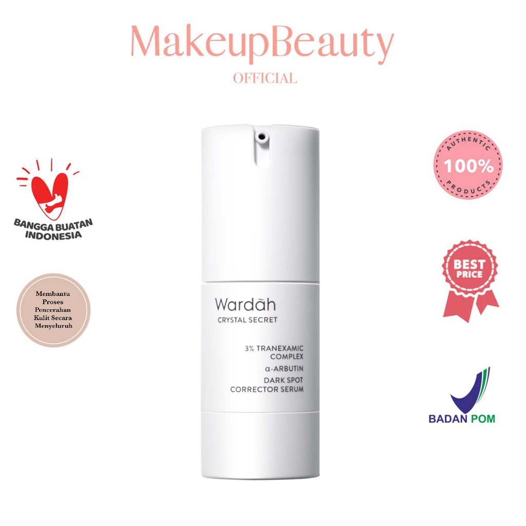 Jual WARDAH 3% Tranexamic Acid + Alpha Arbutin Crystal Secret Dark Spot ...
